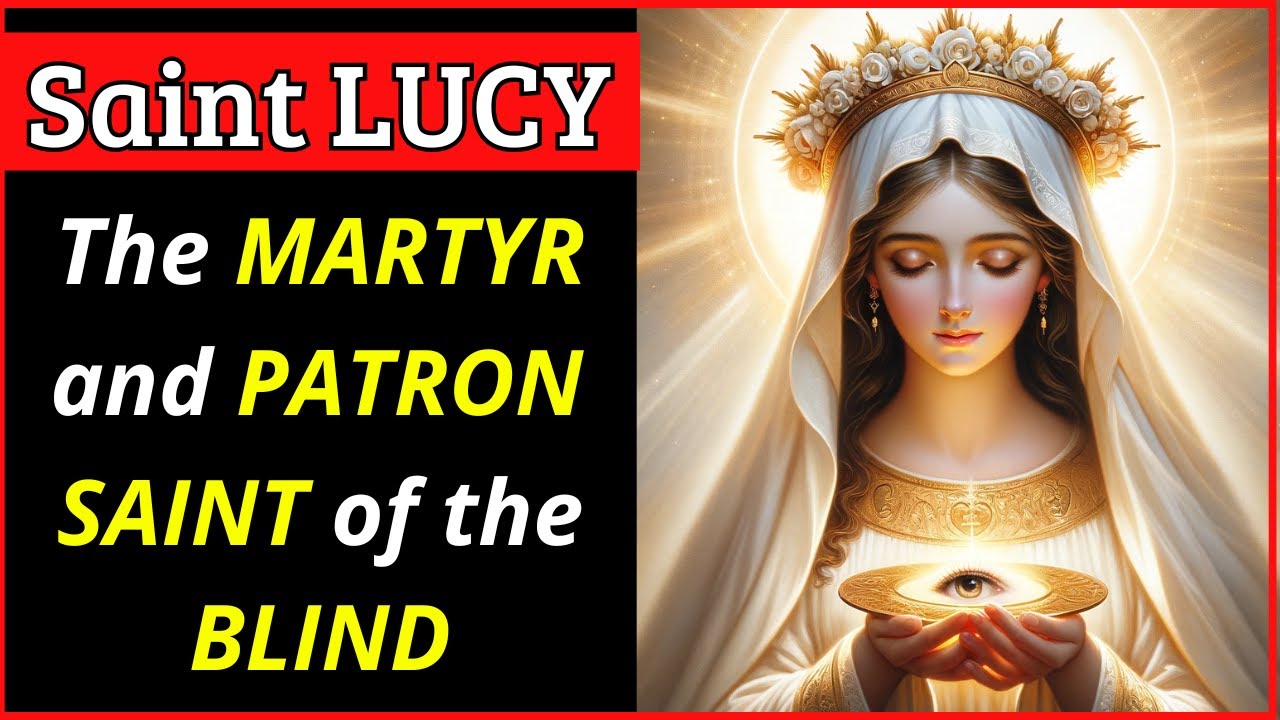 St.Lucy: The Patron Saint of the Blind and a Symbol of Hope.🕯 - YouTube