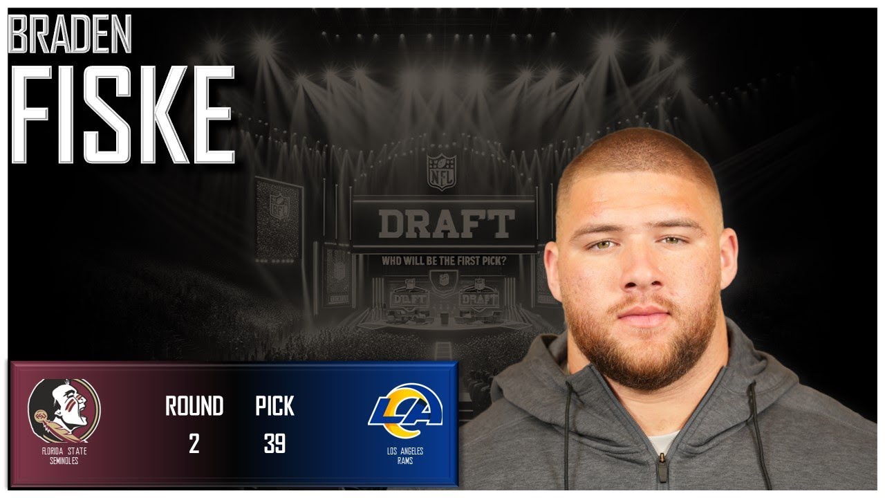 2024 NFL DRAFT: Braden Fiske | Los Angeles Rams - YouTube