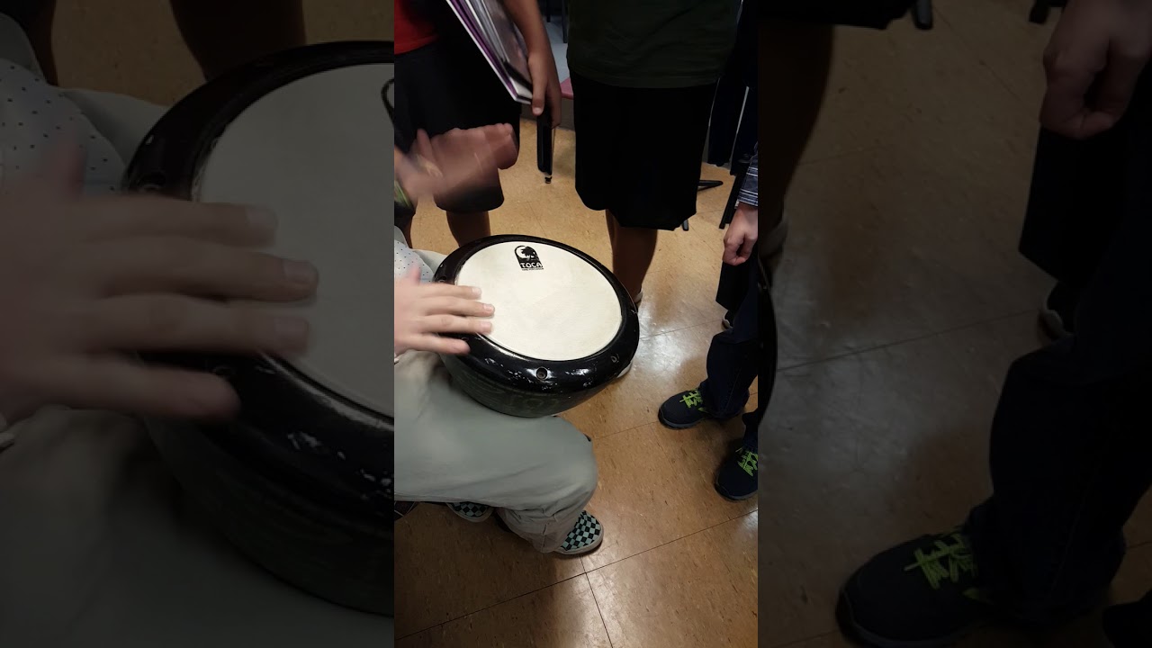 Jamba drum drumming - YouTube