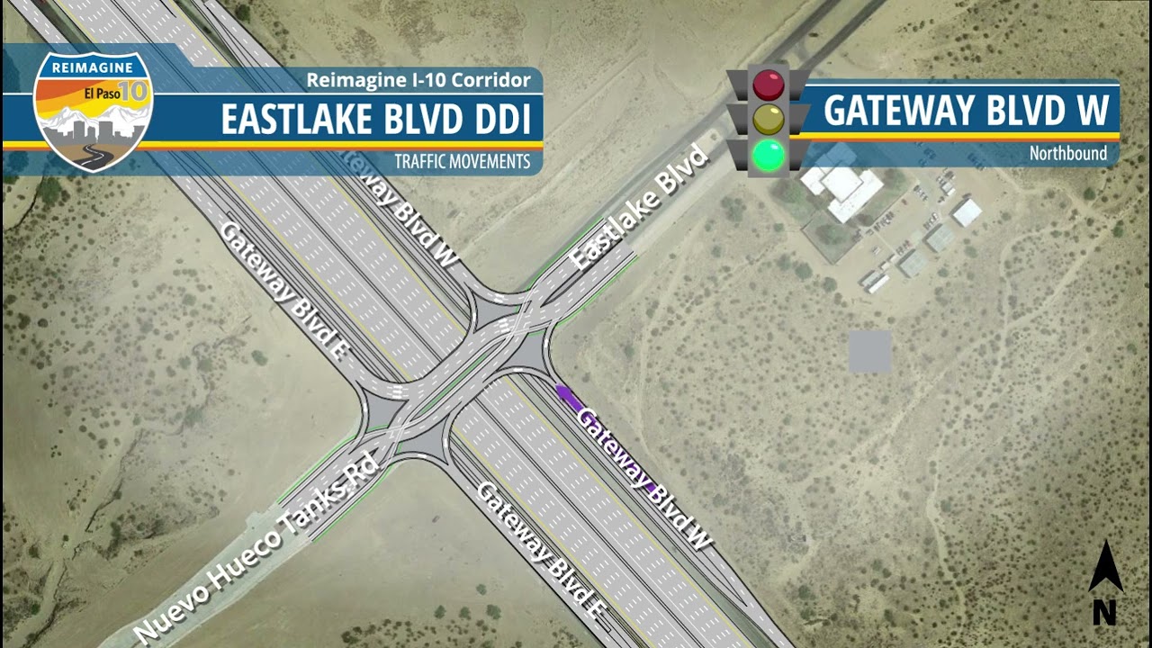 Reimagine I-10 Corridor Study – Single Point Urban Interchange - YouTube