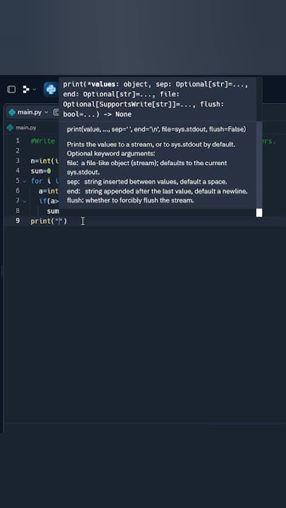Sum the first n positive number in python #programming #shorts # ...