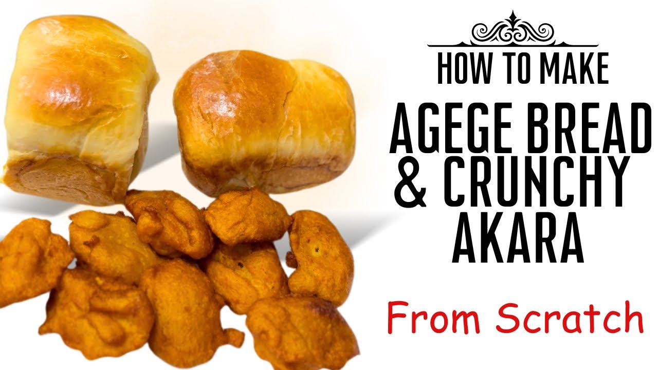 🍞 HOW TO MAKE SOFT AGEGE BREAD AND AKARA FROM SCRATCH || FLUFFY MILK ...