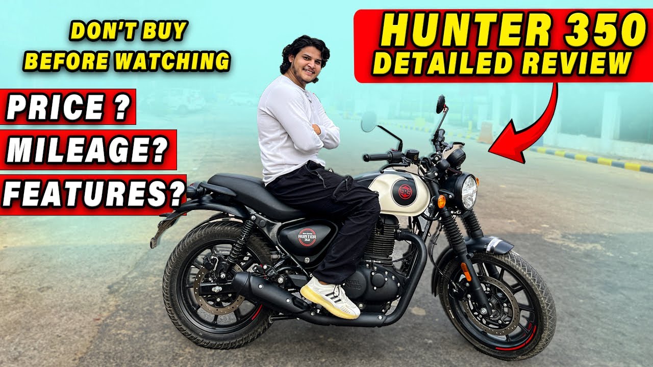 New Hunter 350 Review 😍/ on road price /update /features #youtube - YouTube