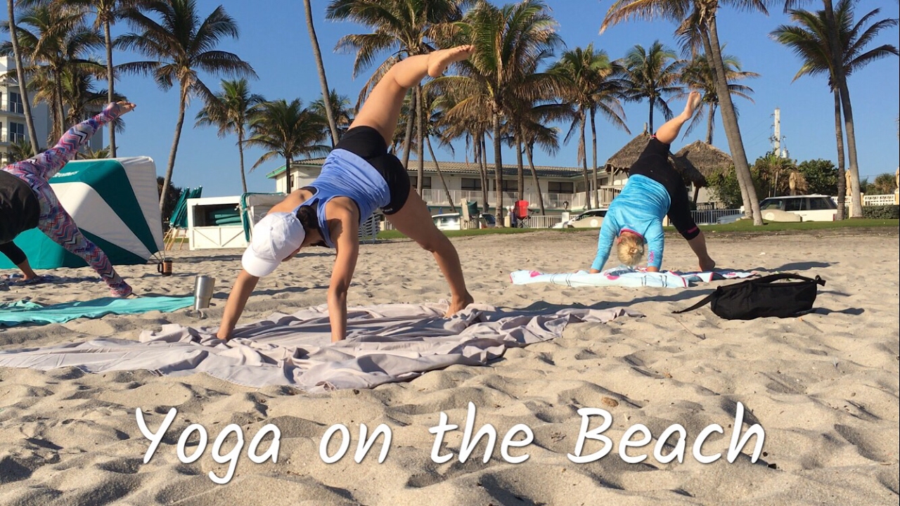 Yoga on the Beach | Outdoor Hiit Workout | Beach Yoga | Outdoor Circuit ...