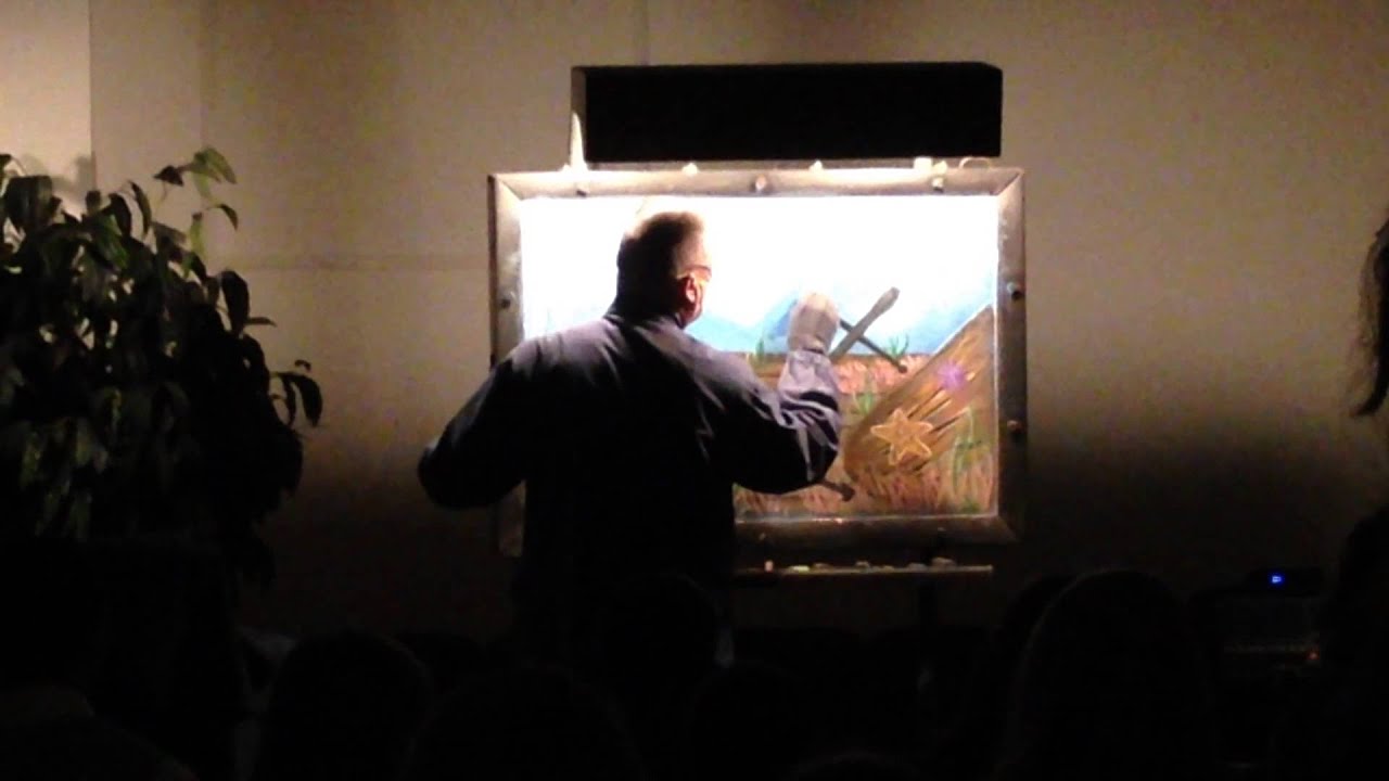 Evangelist Barry Webb Chalk art - YouTube