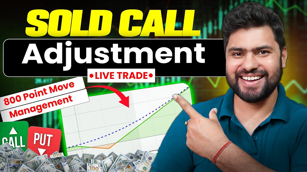 OPTION SELLING | ADVANCE ADJUSTMENT | LIVE TRADE | Option Sailor - YouTube