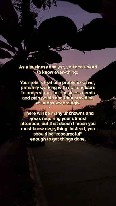 Businesscoach Businessanalysis Businessanalysiscourse