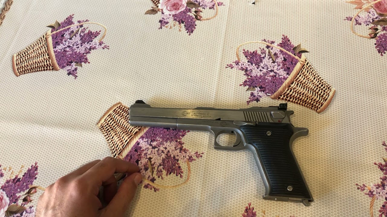 The 1911 style AMT auto mag 22 Magnum - YouTube