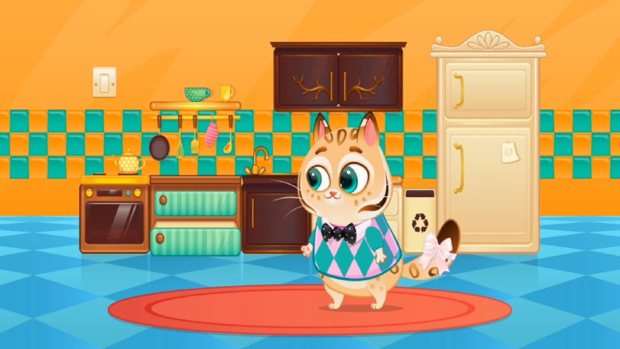 Bubbu My Lovely Pet Cat | Gameplay Of Virtual Pet Game | Bubbu On Phone ...