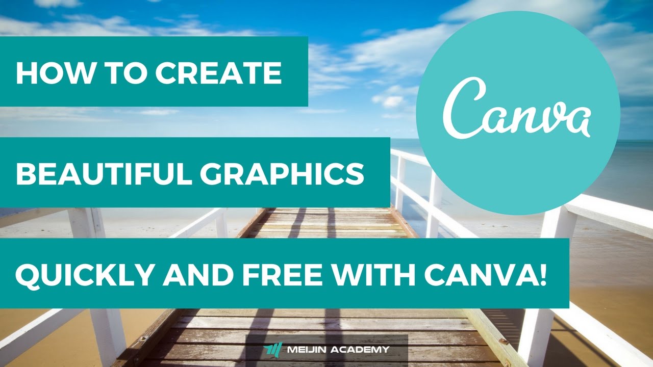 How to create beautiful graphics with Canva - YouTube