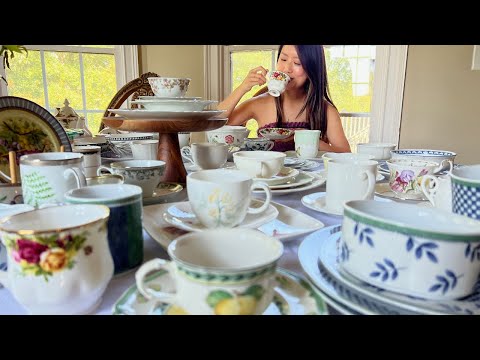 My mom's beautiful plate collection | Villeroy & Boch, Lenox, Royal Albert