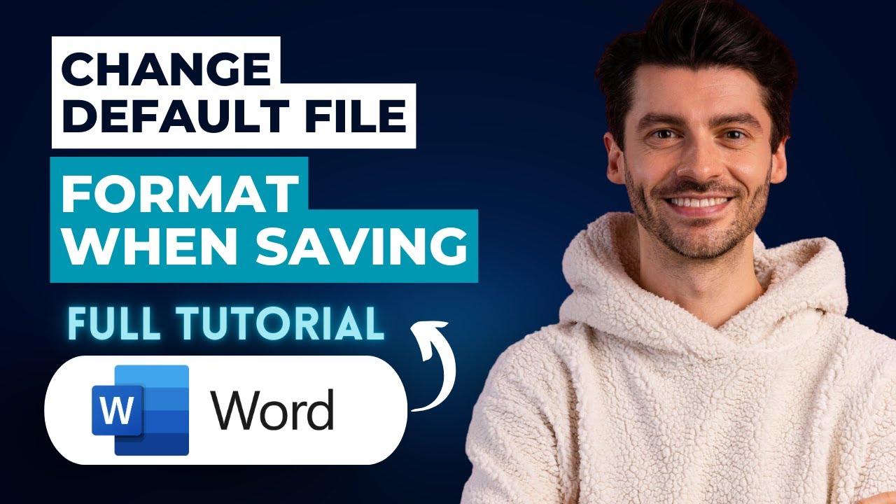 How to Change the Default File Format when Saving in Word [2026 Guide ...