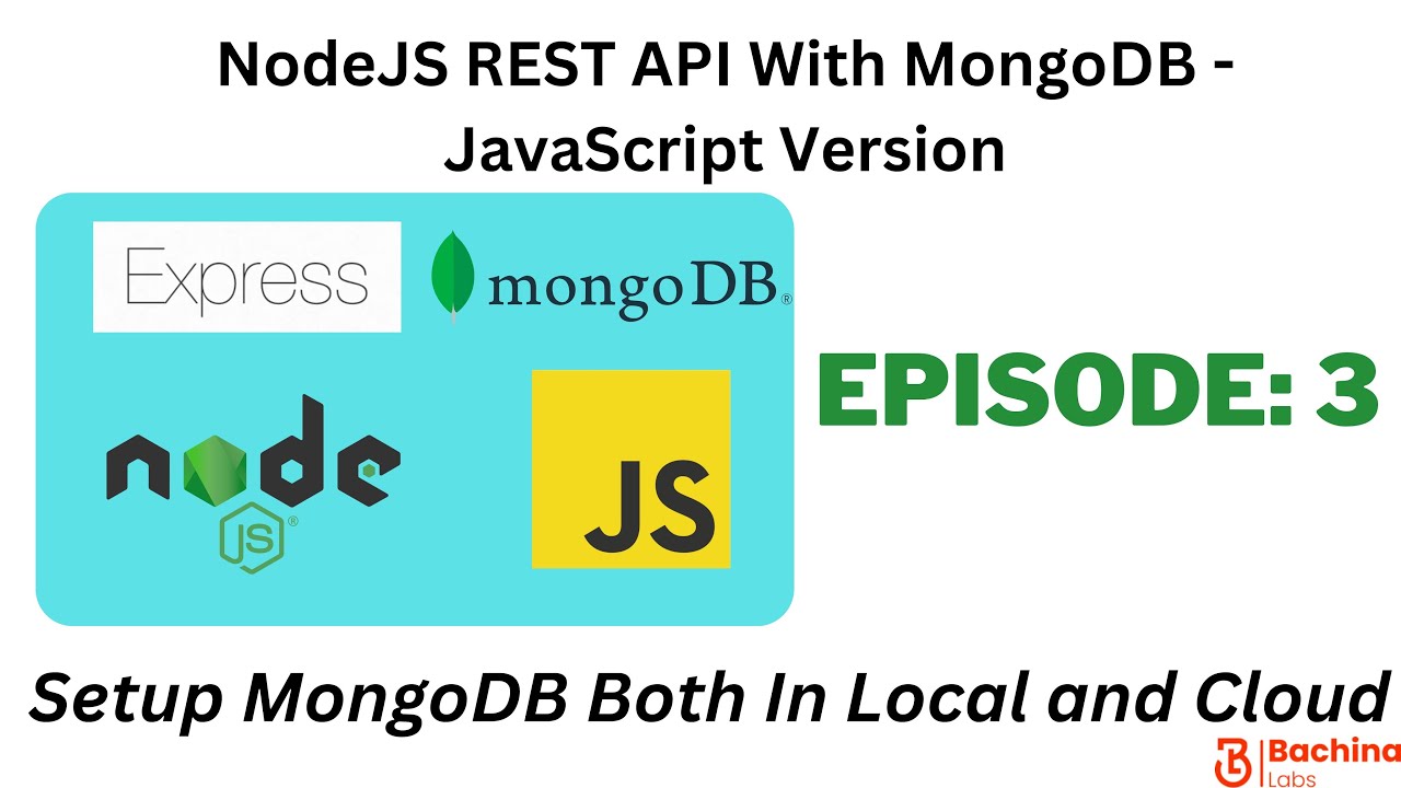 Nodejs Rest Api With Mongodb Javascript Ep 3 Setting Up Mongodb 0875