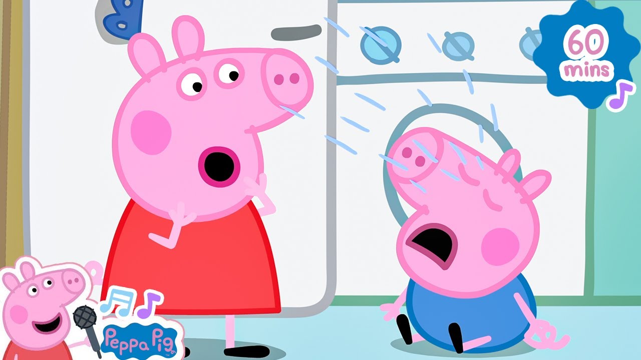 George Pig Cries! 😭 Good Manners 🐷🎵 Kids Songs & Nursery Rhymes Peppa ...
