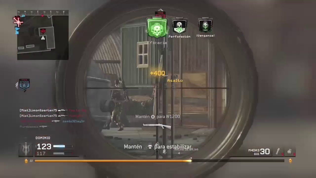 Call of Duty Remastered Sniper Gameplay - YouTube