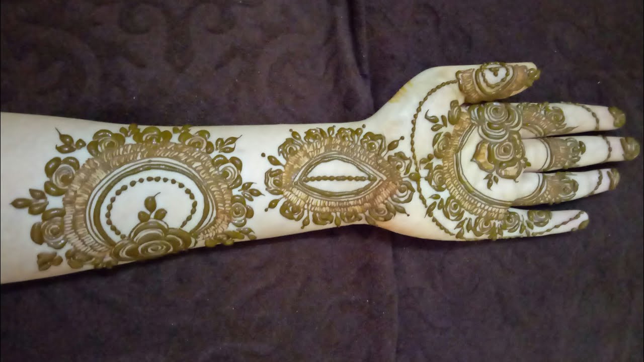 Gulf henna design #2 - YouTube
