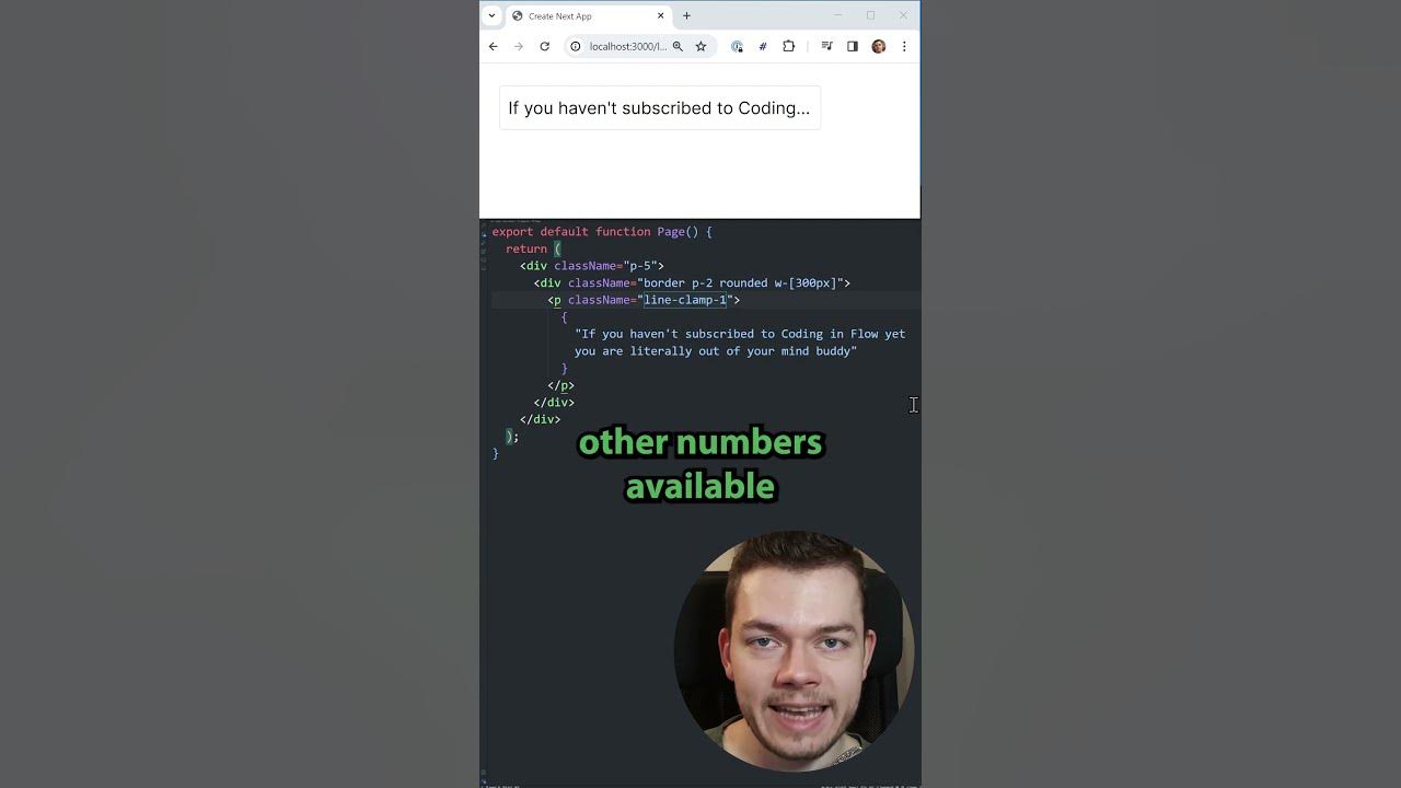 Tailwind Css Limit Number Of Lines With Line Clamp 💡 Tailwindcss Tailwind Webdevelopment