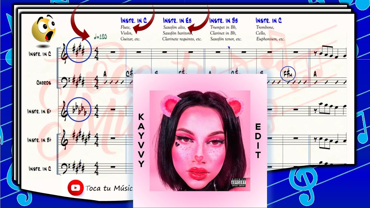 🎵 Omar Courtz & De La Rose - Qué Vas Hacer Hoy | Partitura para todos ...