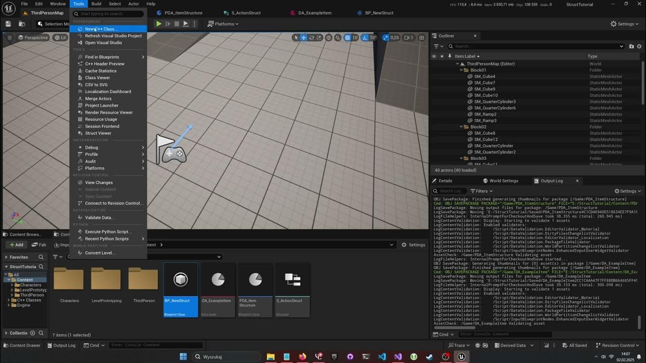 UE5 How to make your own Struct from UObject - YouTube