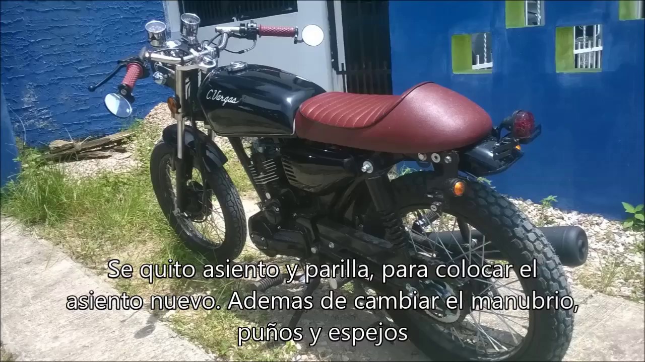 Moto Motocicleta Italika FT 125 Modificada Cafe Racer - YouTube