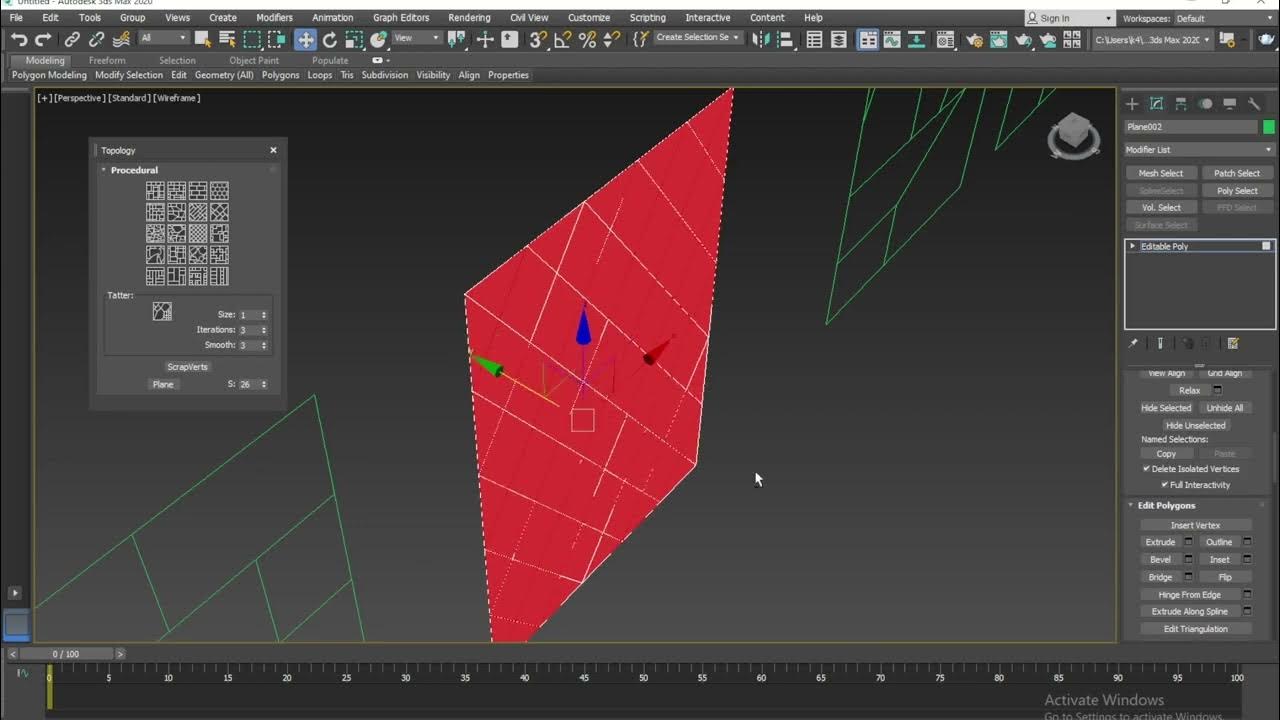 Generate Topology In 3ds Max I Advanced Parametric Modeling - YouTube