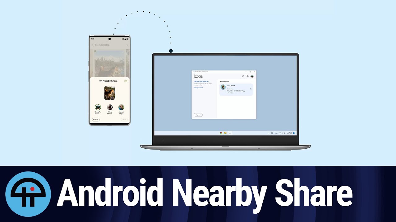 Android's Airdrop, Nearby Share is now in Beta - YouTube