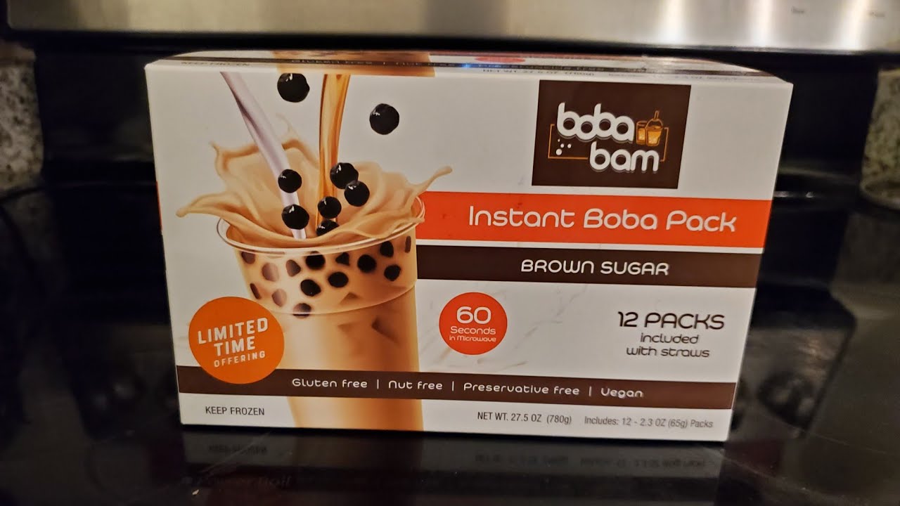 Boba Bam - Instant Boba Pack: Brown Sugar 🧋Review; DUCKING DELICIOUS 😋 ...