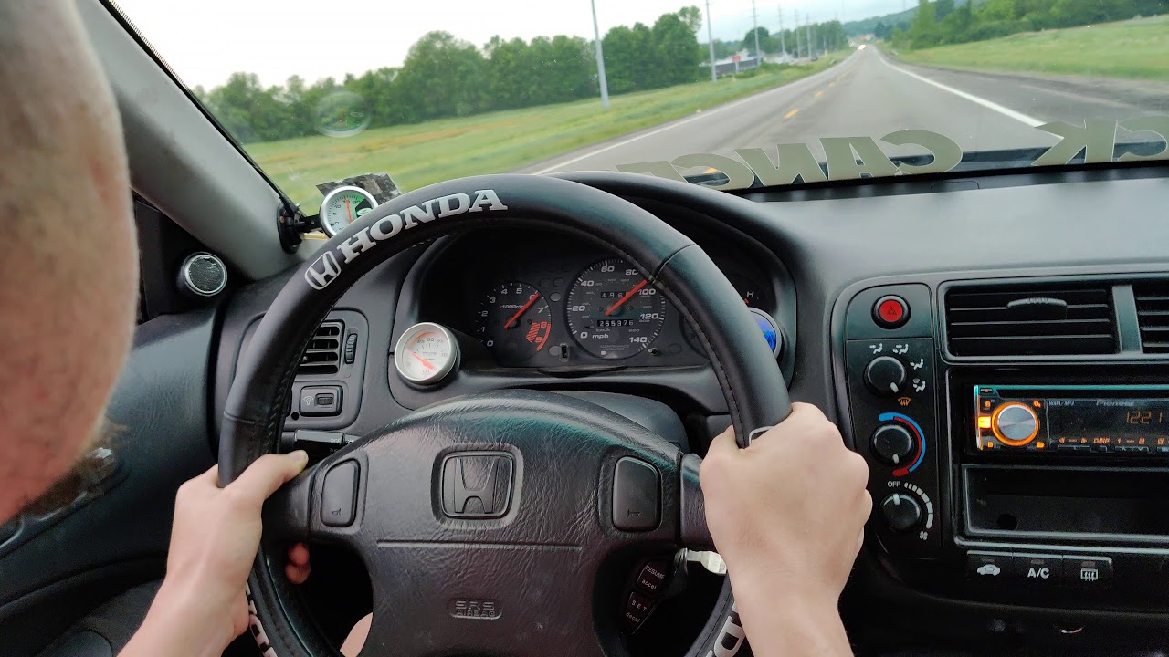 600whp civic em1 big turbo honda - YouTube