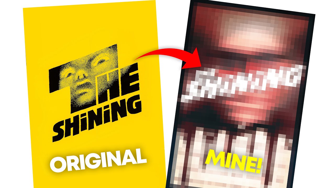 Creating My Own EPIC Photoshop Poster for The Shining! - YouTube