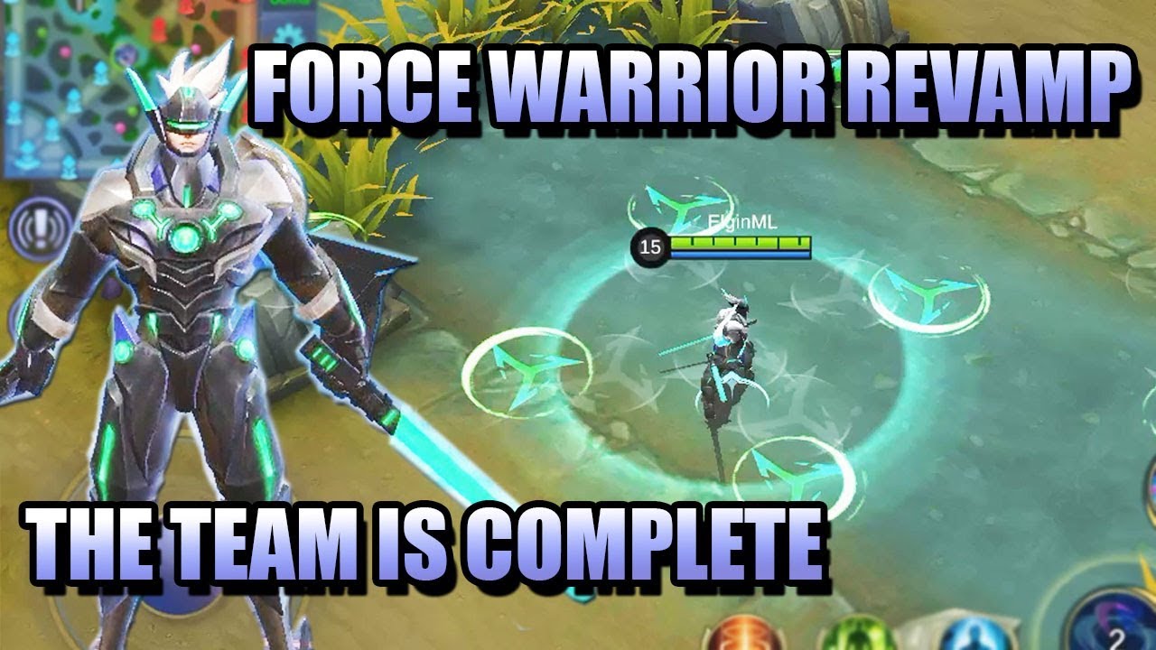 FORCE WARRIOR 🤖 SABER'S NEW REVAMPED SKIN - YouTube