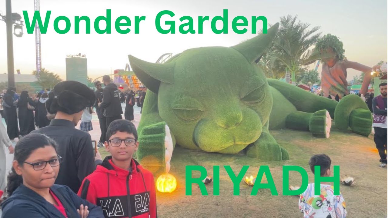 Wonder Garden | Riyadh | Vlog | Event - YouTube