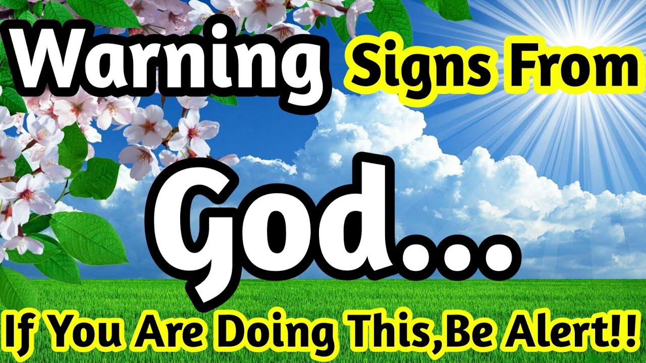 "Warning Signs From God''||Be Alert,If You Are Doing This|| - YouTube