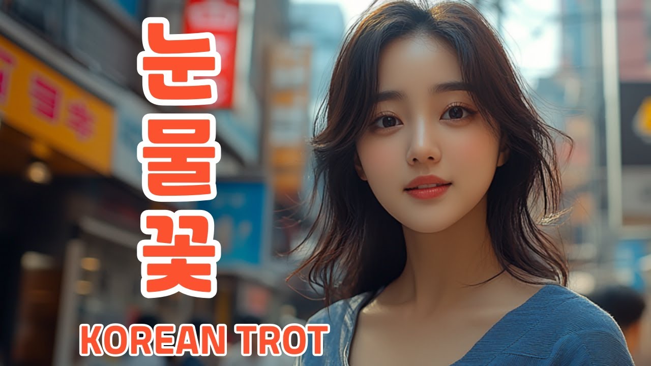 [korean trot] "ai 은하"이별의 아픔과 기다림을 담은 감성 트로트"눈물꽃" - YouTube