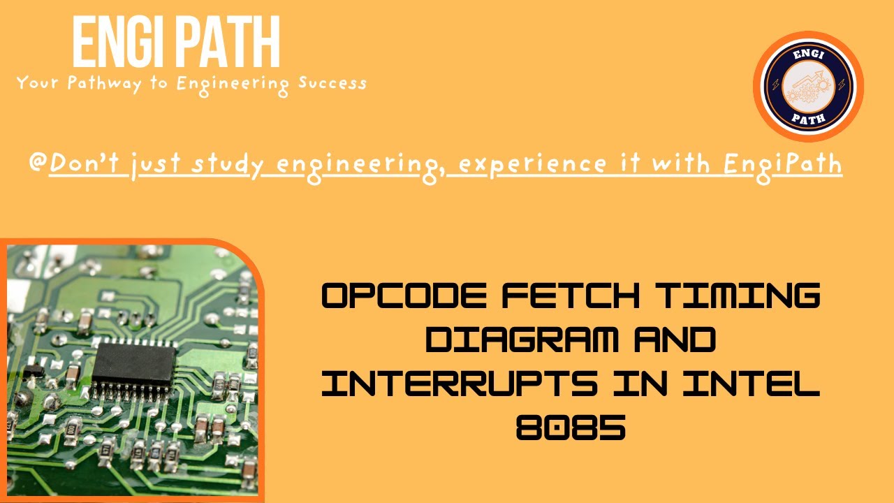 Opcode Fetch Timing Diagram and Interrupts in Intel 8085 - YouTube