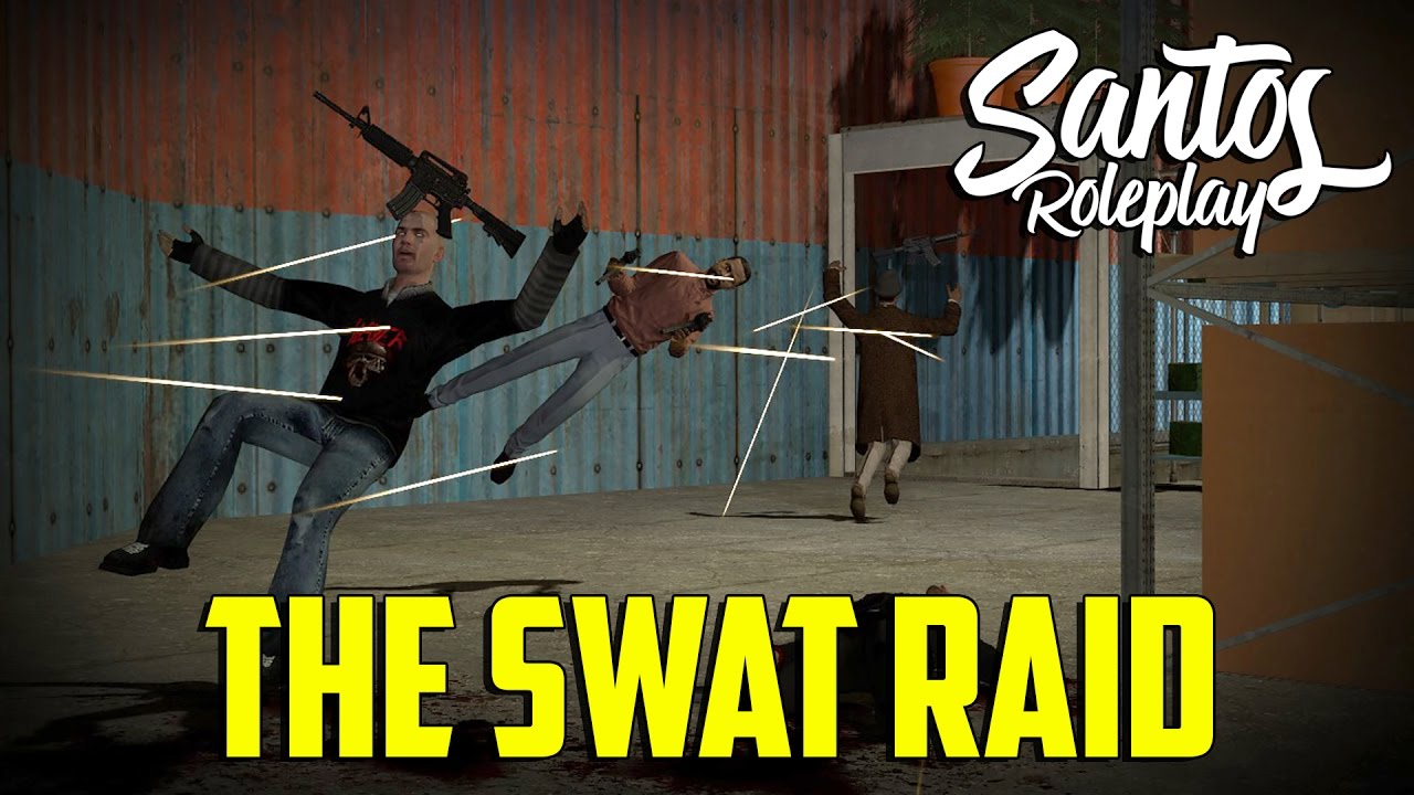 GMod SantosRP - The SWAT Raid - YouTube
