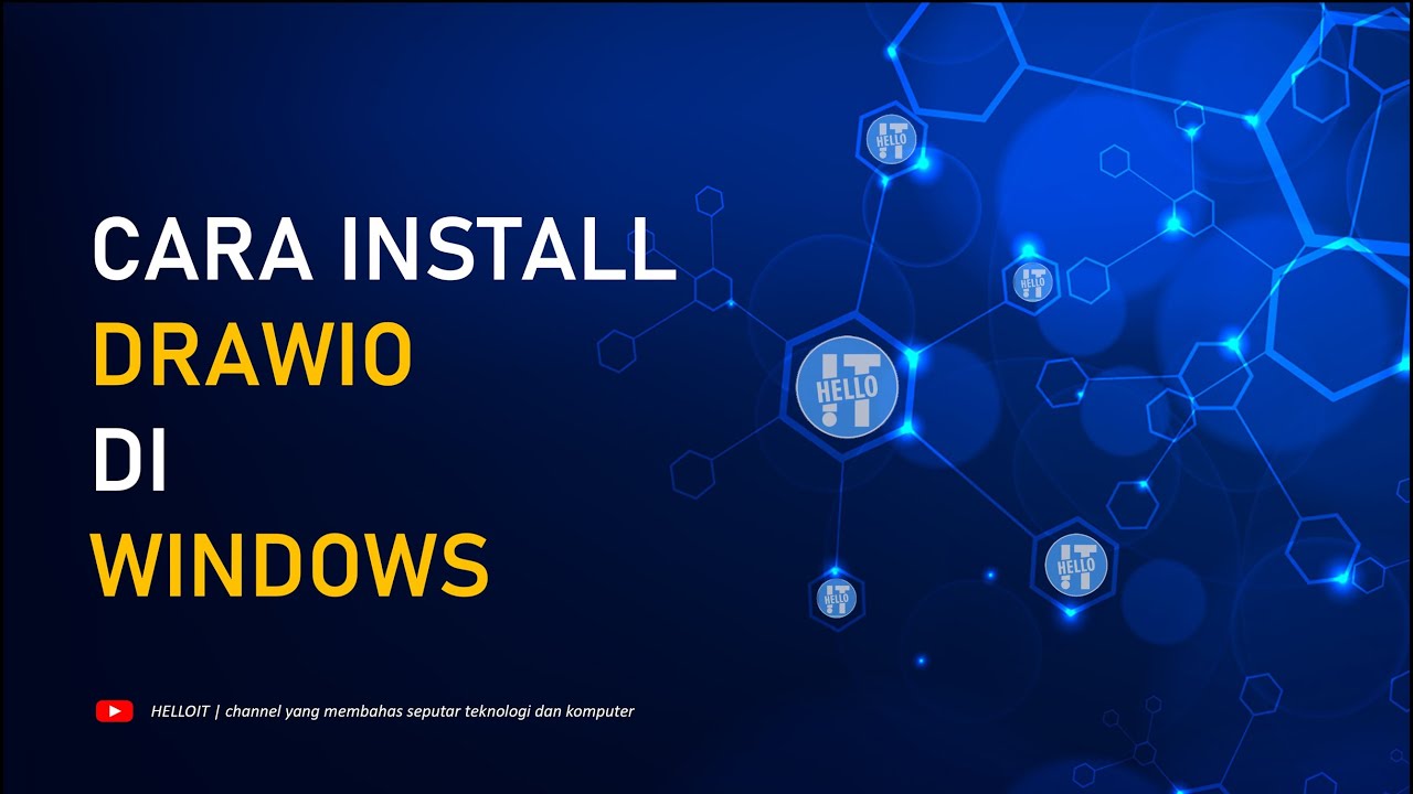 Cara Install Aplikasi Draw.io di Windows - YouTube