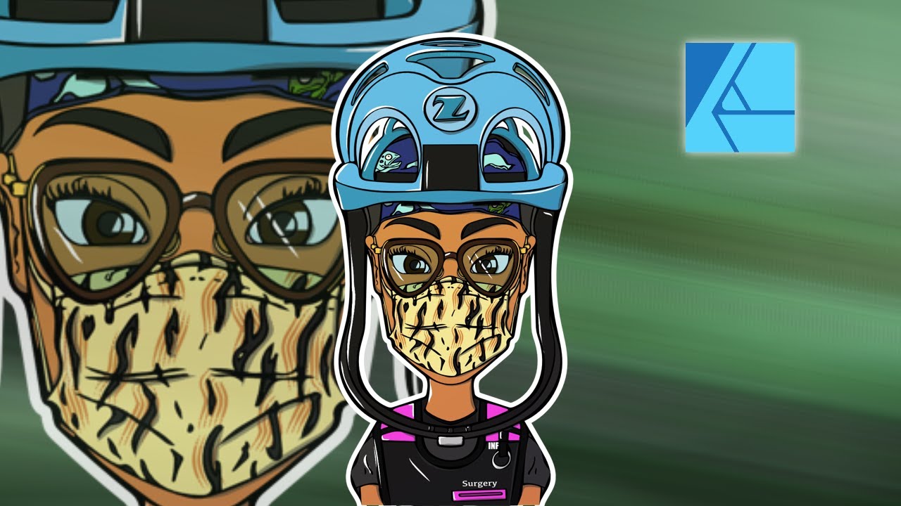 Surgical Tech | Cartoon Vector | Affinity Designer | Speed Art - YouTube