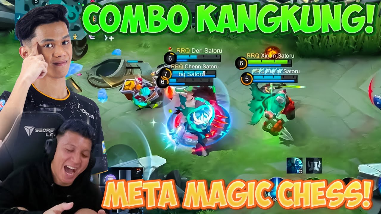 MAIN PAKAI META MAGIC CHESS COMBO KANGKUNG BARENG RRQ SKYLAR KUAT ...
