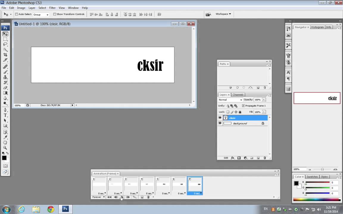Create move-fade-text using PS - YouTube