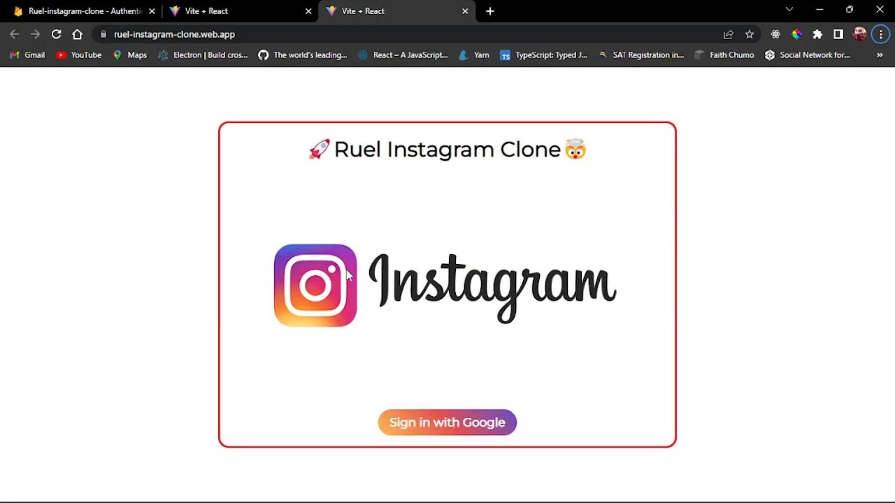 Instagram clone with React ⚛️, Redux, and Firebase 🔥. - YouTube
