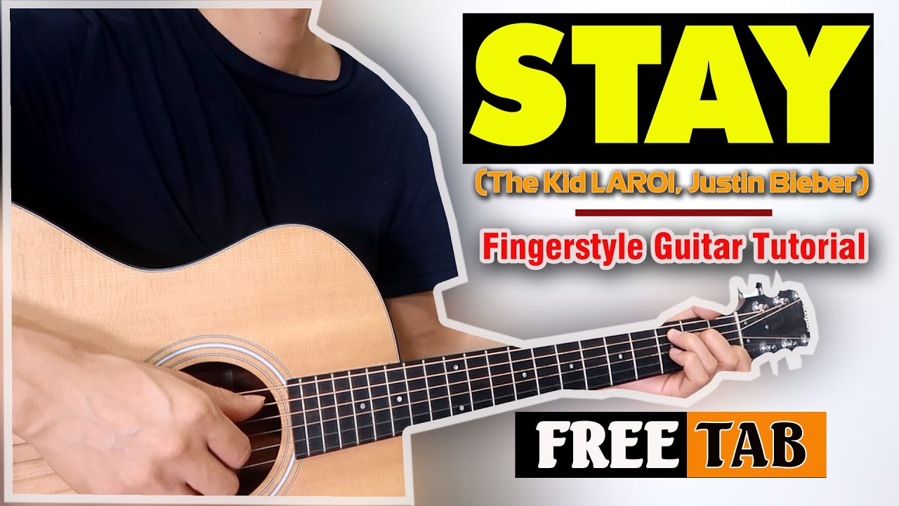 Hướng dẫn: STAY - The Kid LAROI, Justin Bieber | Guitar Solo ...