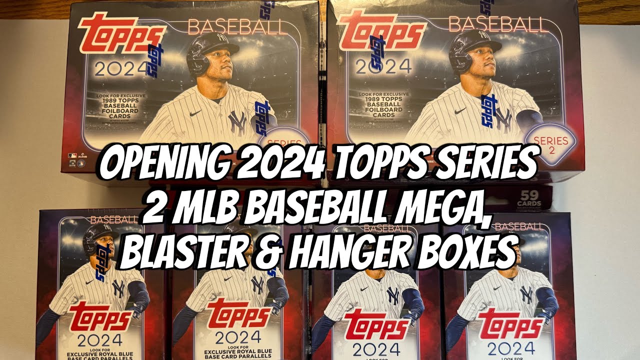 Opening Topps Series 2 MLB Baseball Boxes ( Mega, Blaster Value ...