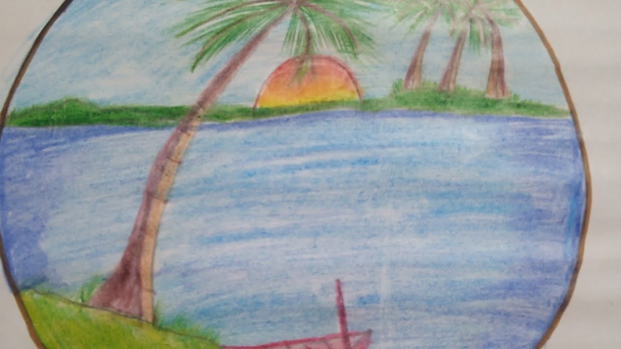 A Sunrise step by step by step. let's draw Anisa CPS School school ...