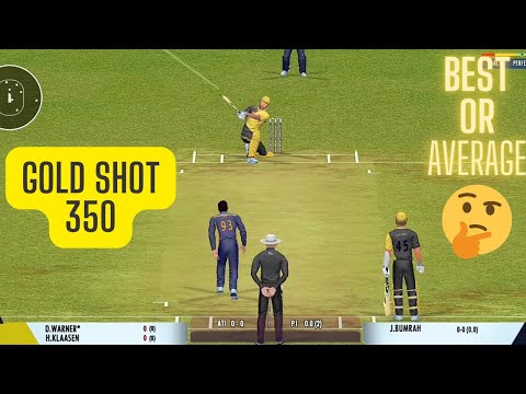 Real Cricket 22: Gold Shot Series How To Play Gold Shot #350 - YouTube