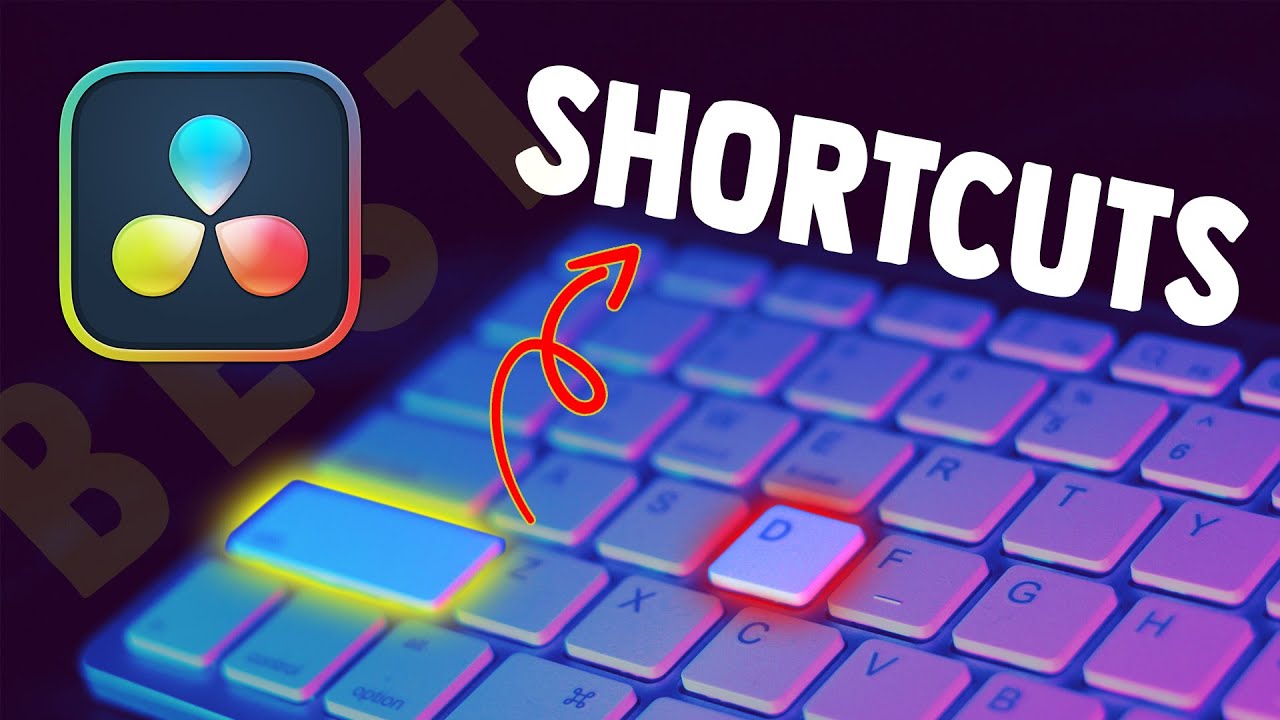 Most Recommended Davinci Resolve Keyboard Shortcuts Edit Faster In Davinci Resolve Youtube