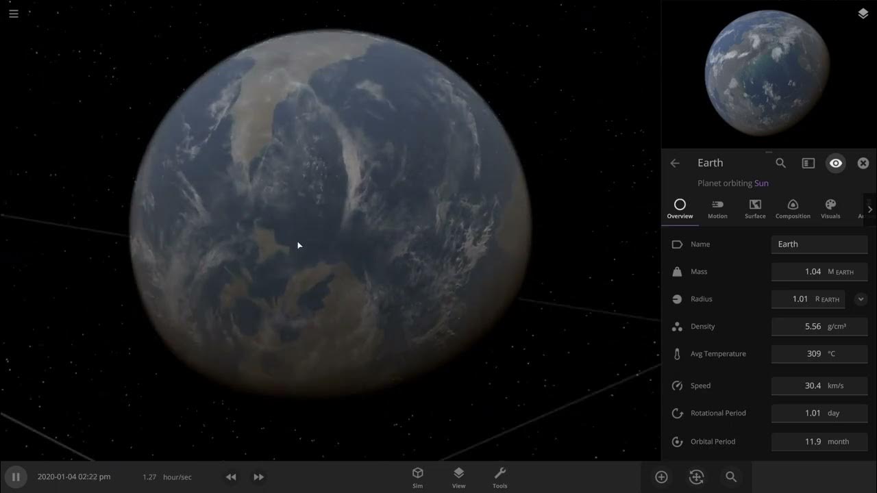 mercury crashes into earth universe sandbox - YouTube