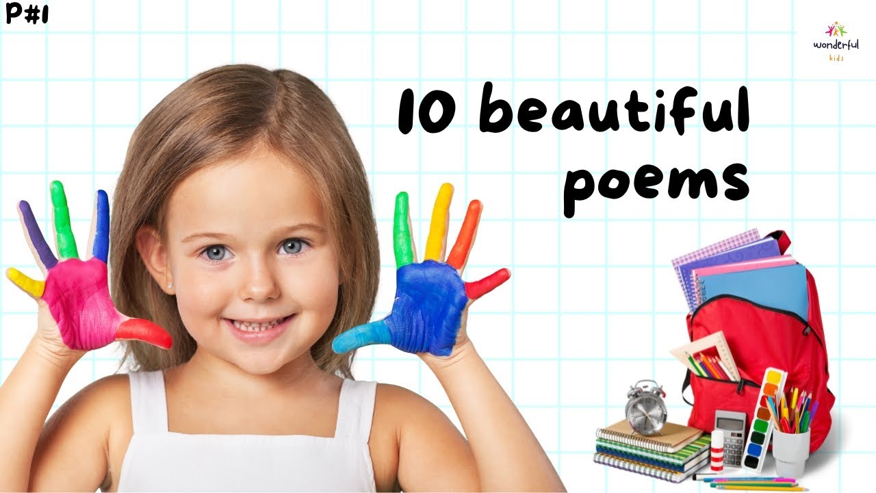 10 Poems in one video |Beautiful Poems| Wonderful kids - YouTube