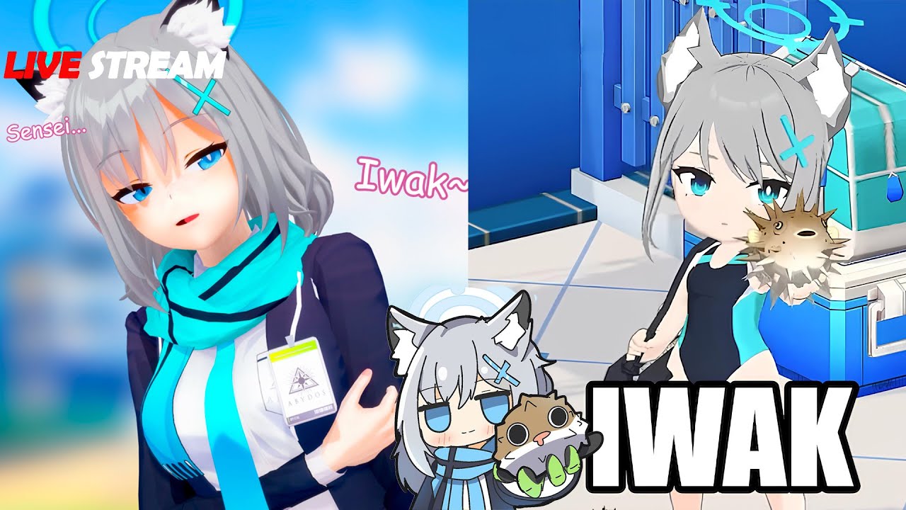 🔴【Blue Archive】IWAK... - YouTube