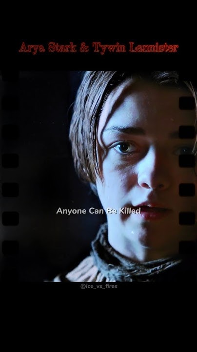 🐺 Arya vs. Tywin! 😏 "Anyone Can Be Killed" | Game of Thrones - YouTube