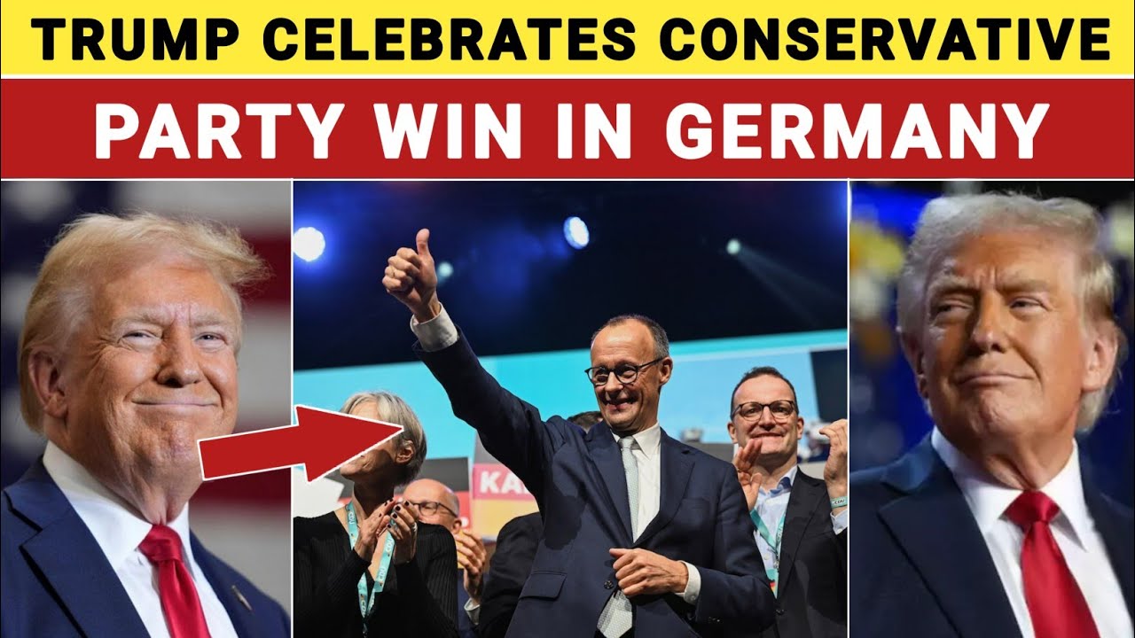 Trump celebrates conservative party win in Germany || USA TODAY NEWS ...
